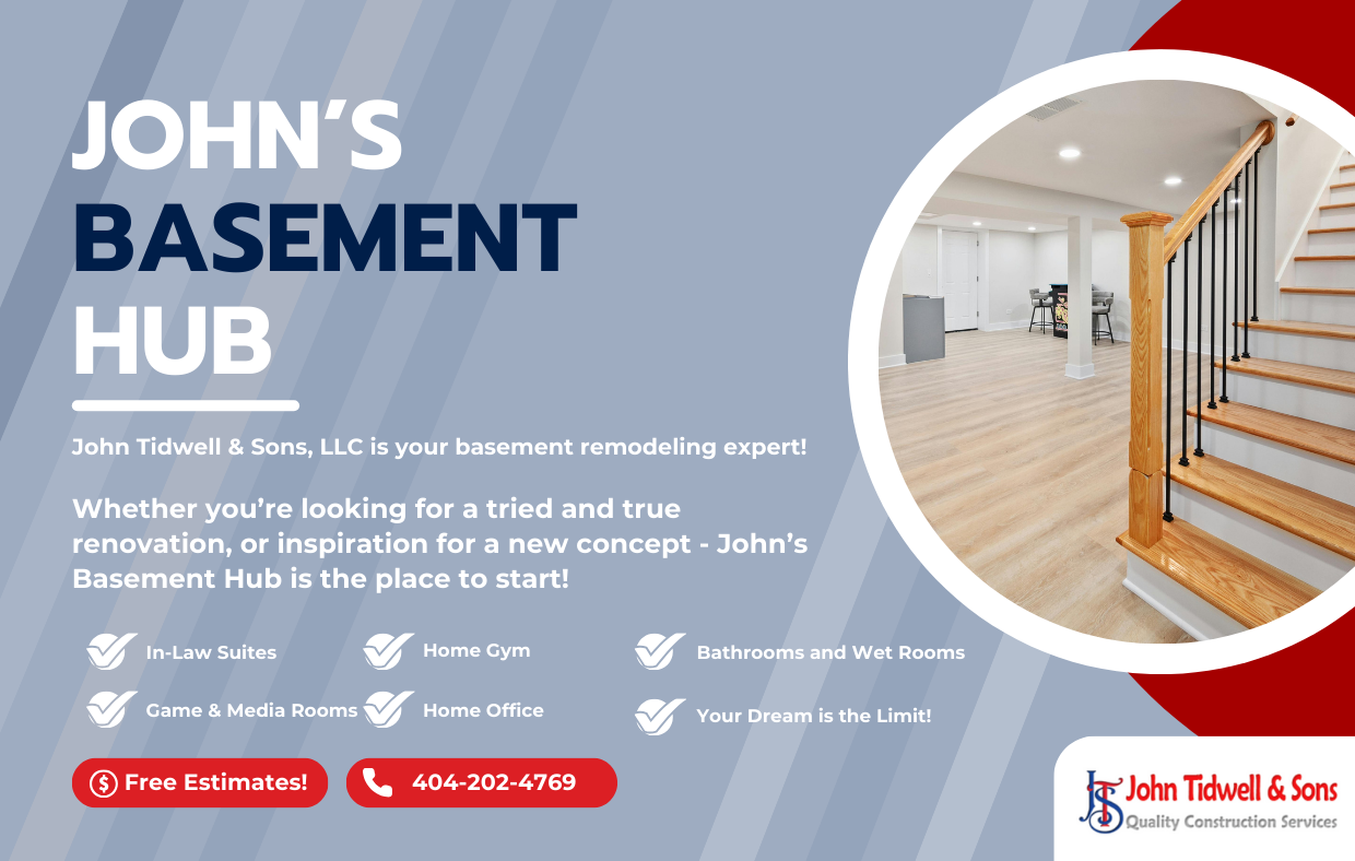 Basement Remodeling Hub - John Tidwell and Sons